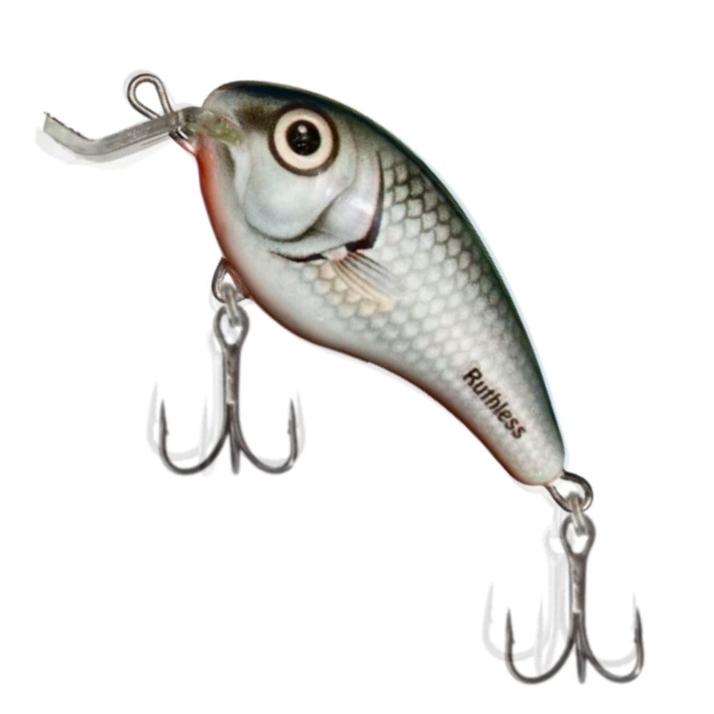 Bete Ruthless Rattlin Crank Shallow 65mm/15g, WB, Ruthless Fishing ...